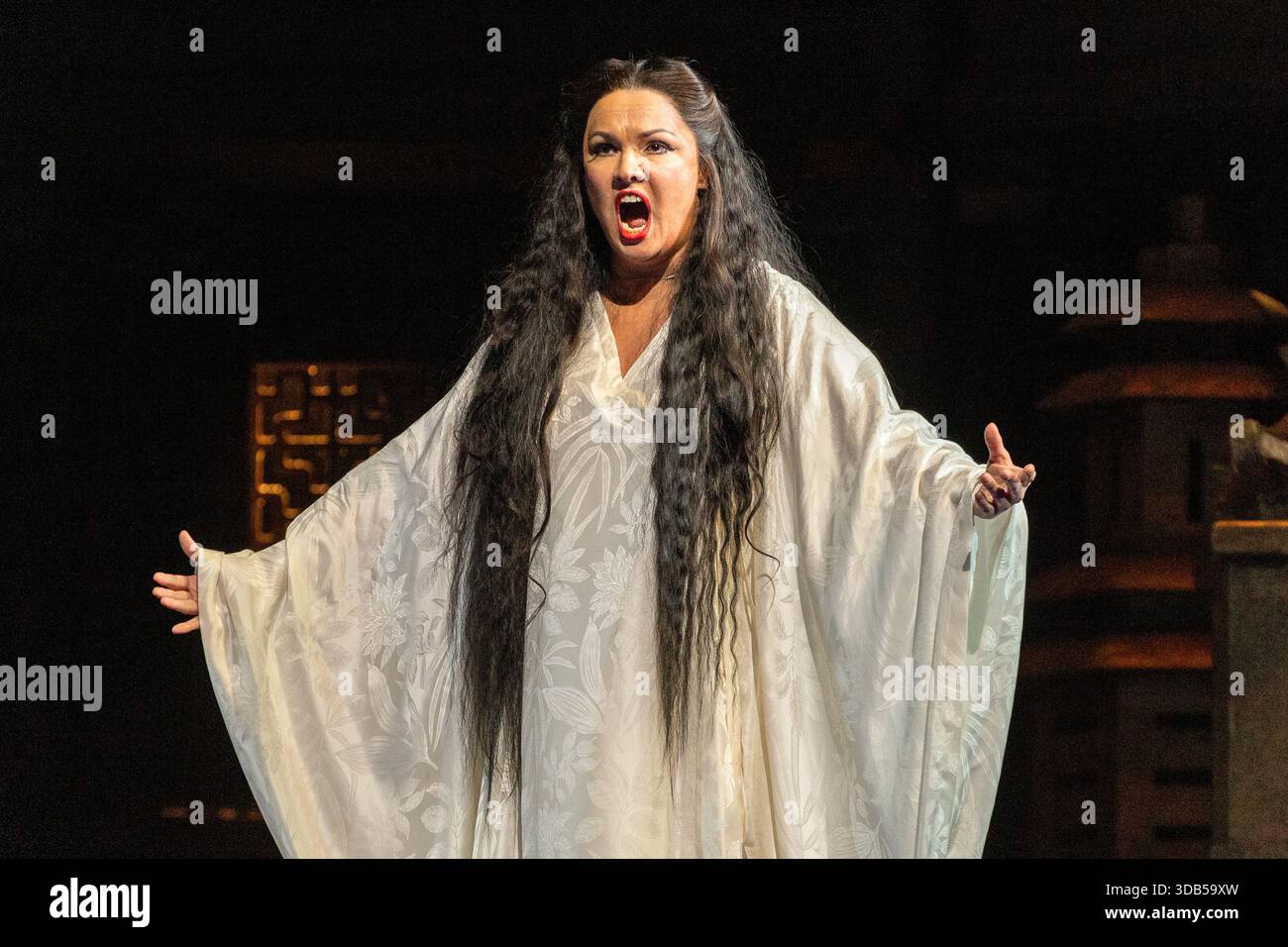 London, UK, Saturday 13th December 2025. Anna Netrebko singing the ...