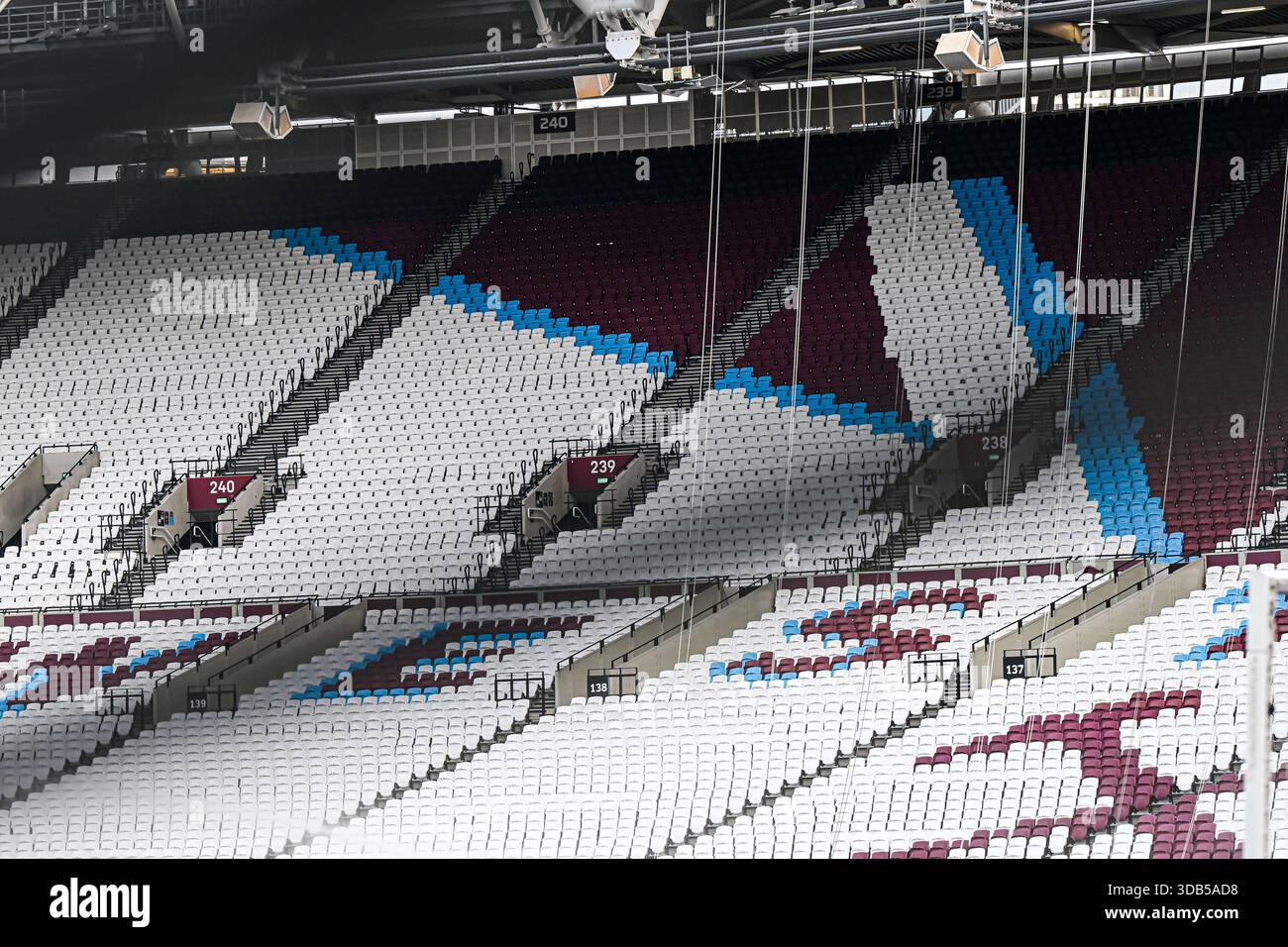 London Stadium, Stratford on Sunday 14th December 2025. Partial view of ...
