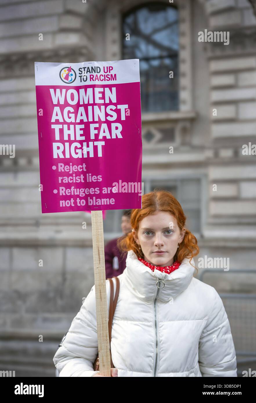 London, England, United Kingdom. 13th December, 2025. A female anti ...