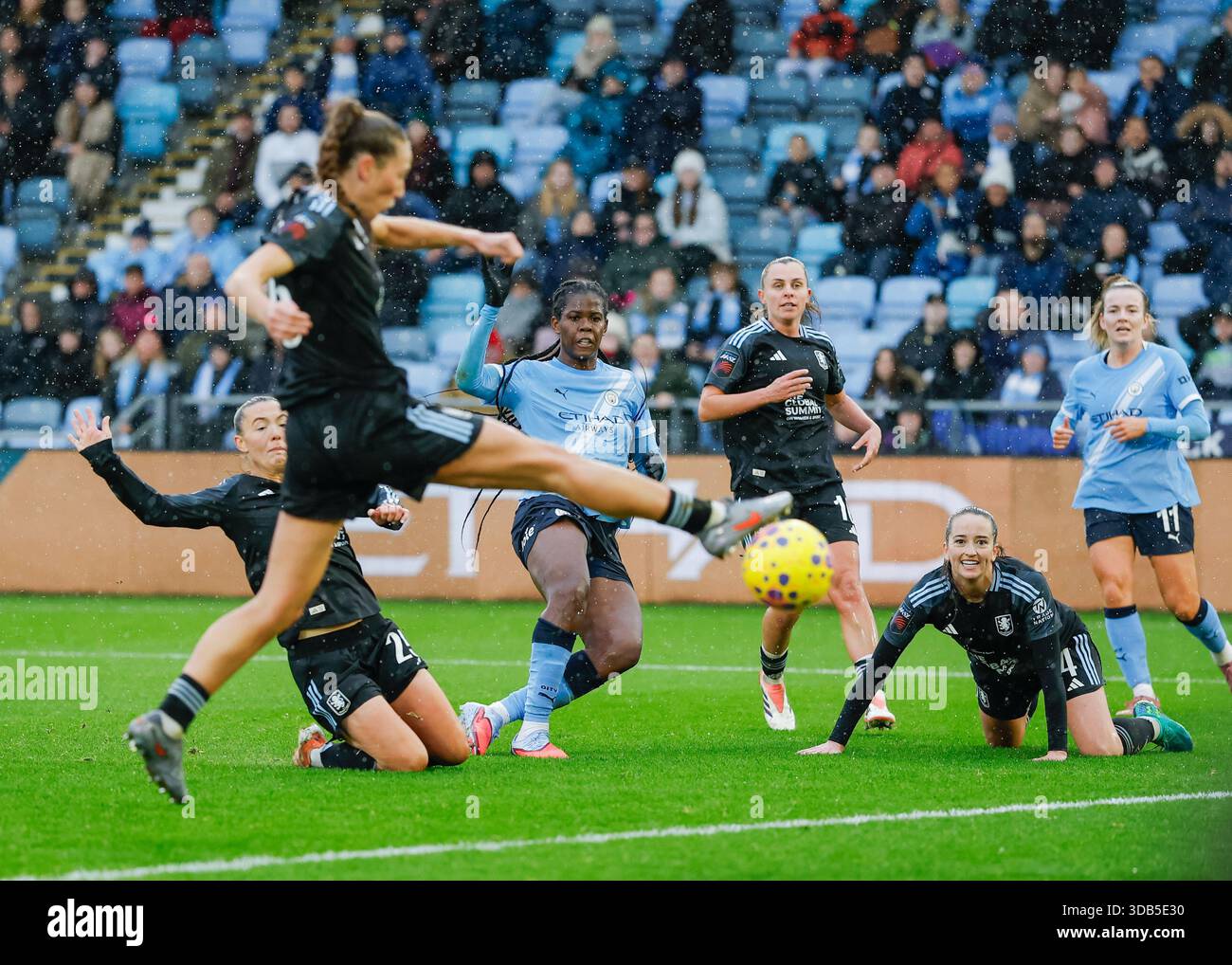 Manchester City's Khadija Shaw scores their sides second goal during ...