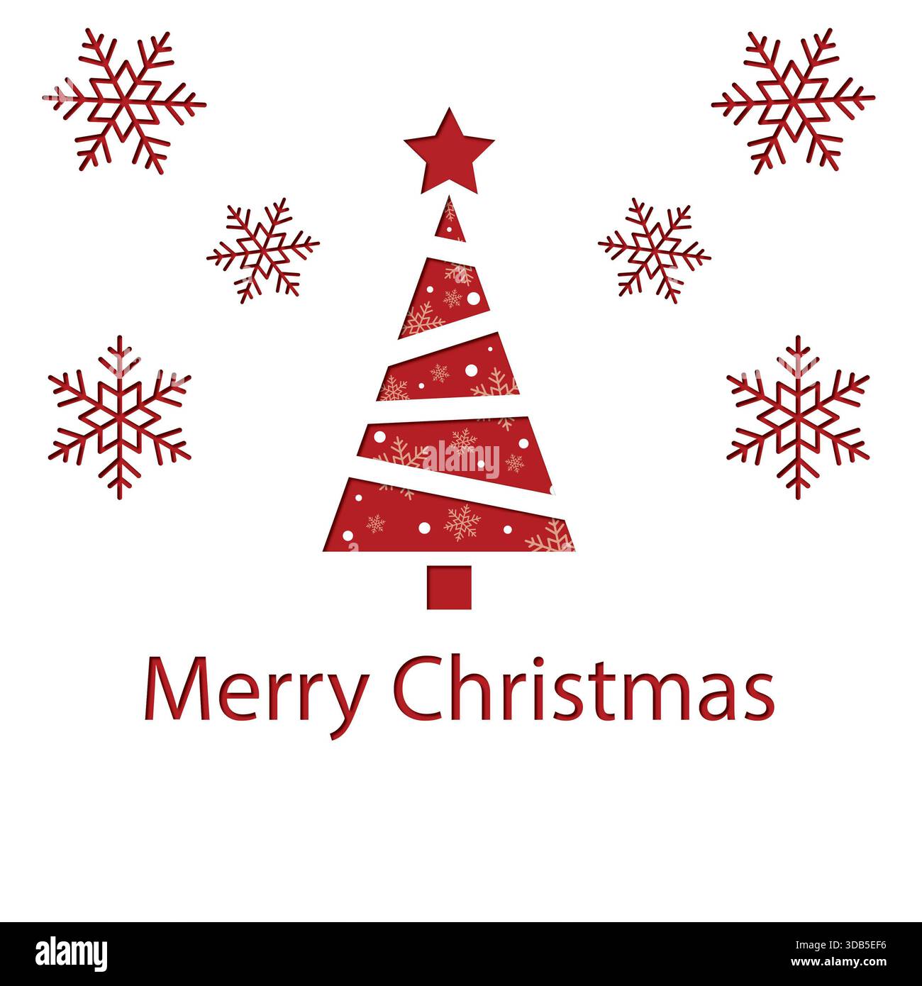 Elegant merry christmas lettering Cut Out Stock Images & Pictures - Alamy