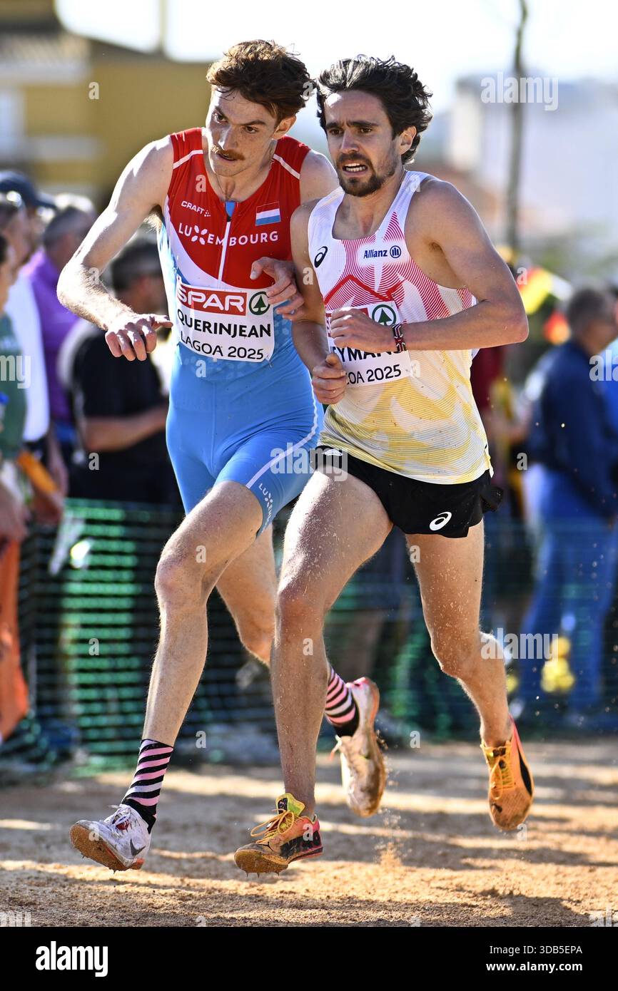 Luxembourg's Ruben Querinjean and Belgian John Heymans pictured in ...