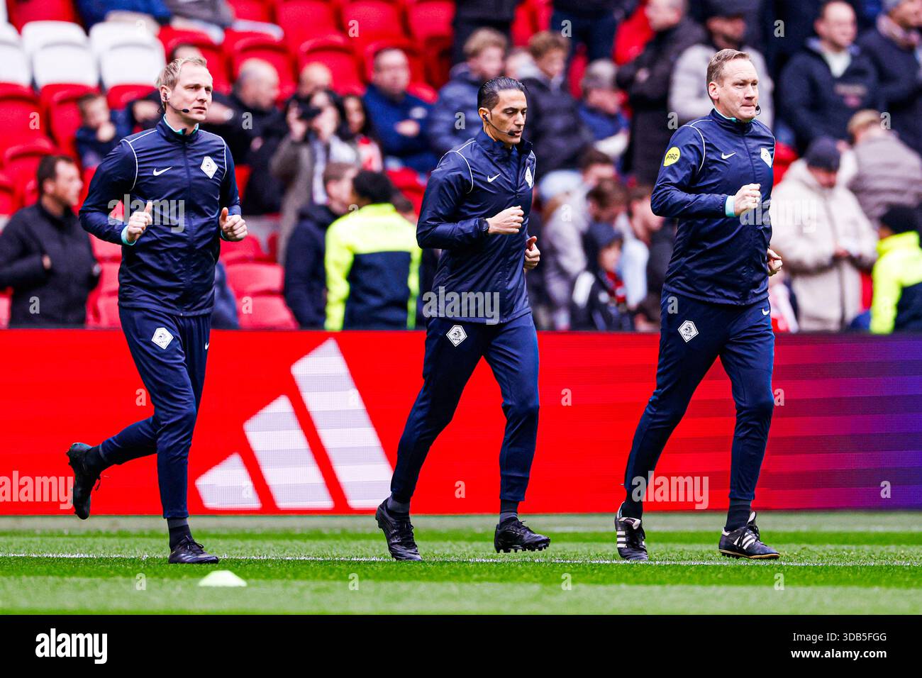 Amsterdam, Netherlands. 14th Dec, 2025. Assistant Referee Patrick Inia ...