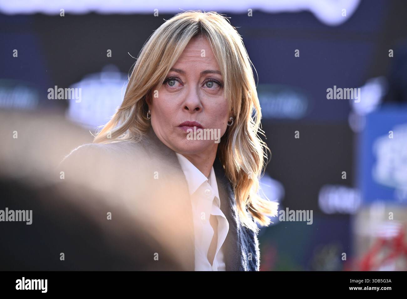 Giorgia Meloni (President of the Council of Ministers) attends the 2025 ...