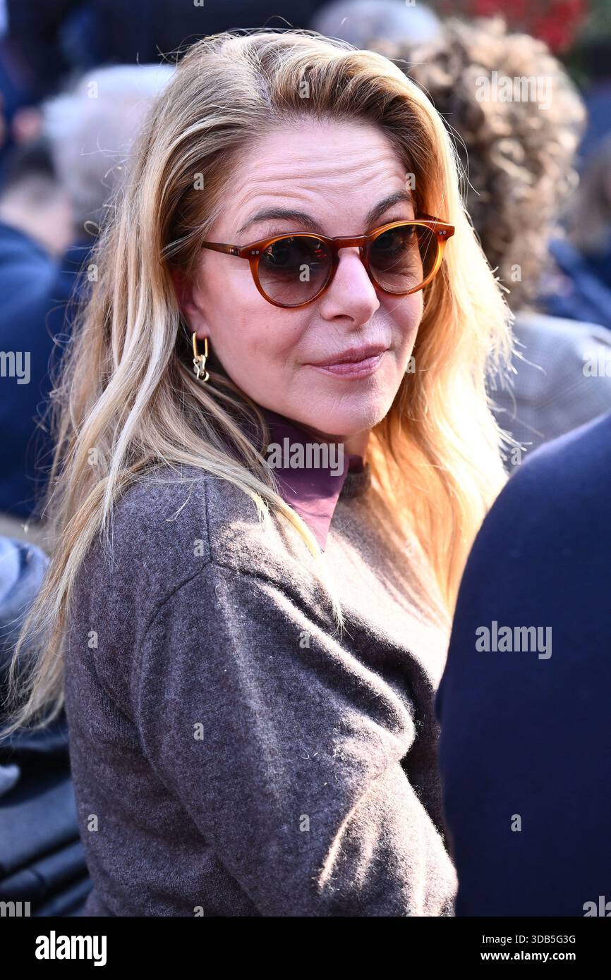 Claudia Gerini attends the 2025 Atreju political festival organized by ...