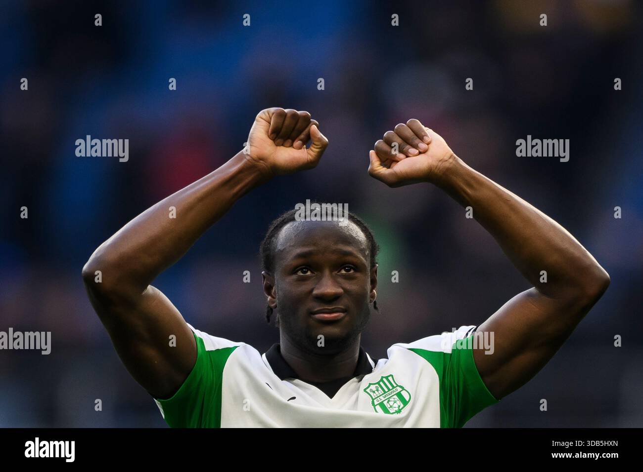 Ismael Kone of US Sassuolo celebrates at the end of the Serie A ...
