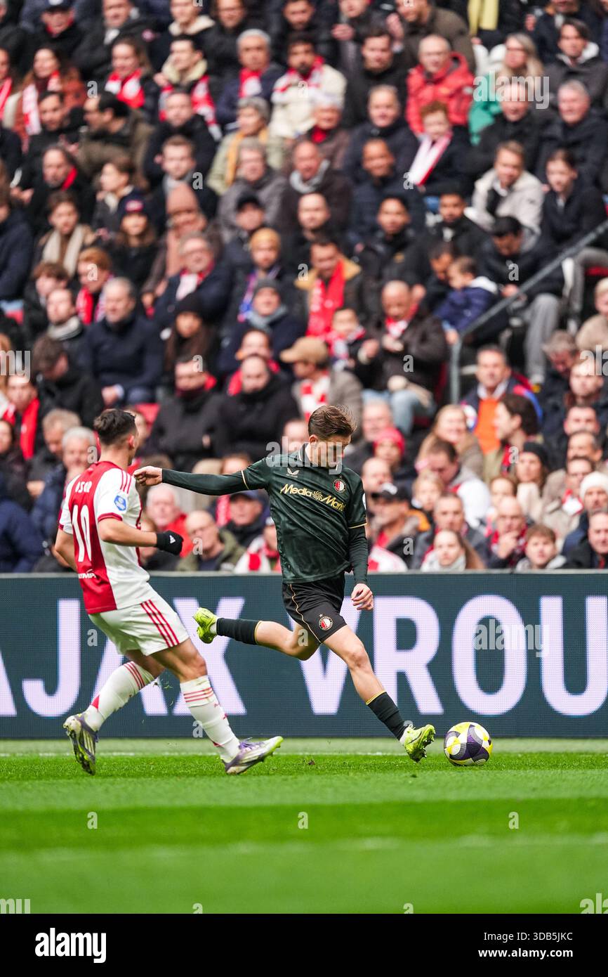 Amsterdam - Gijs Smal of Feyenoord during the sixteenth competition ...