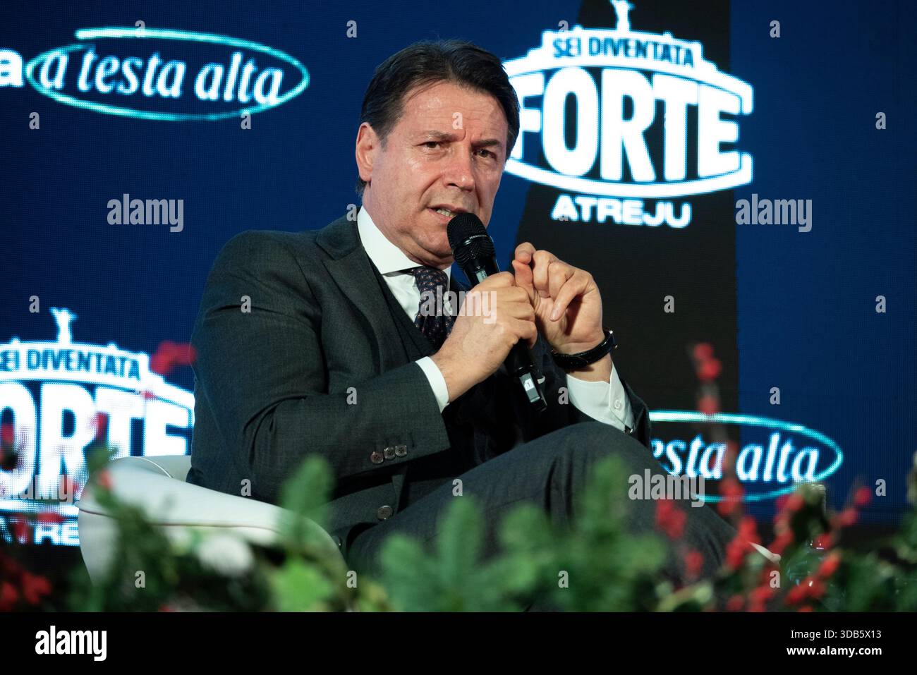 Rome, Italy. 13th december 2025. Giuseppe Conte, president of Movimento ...