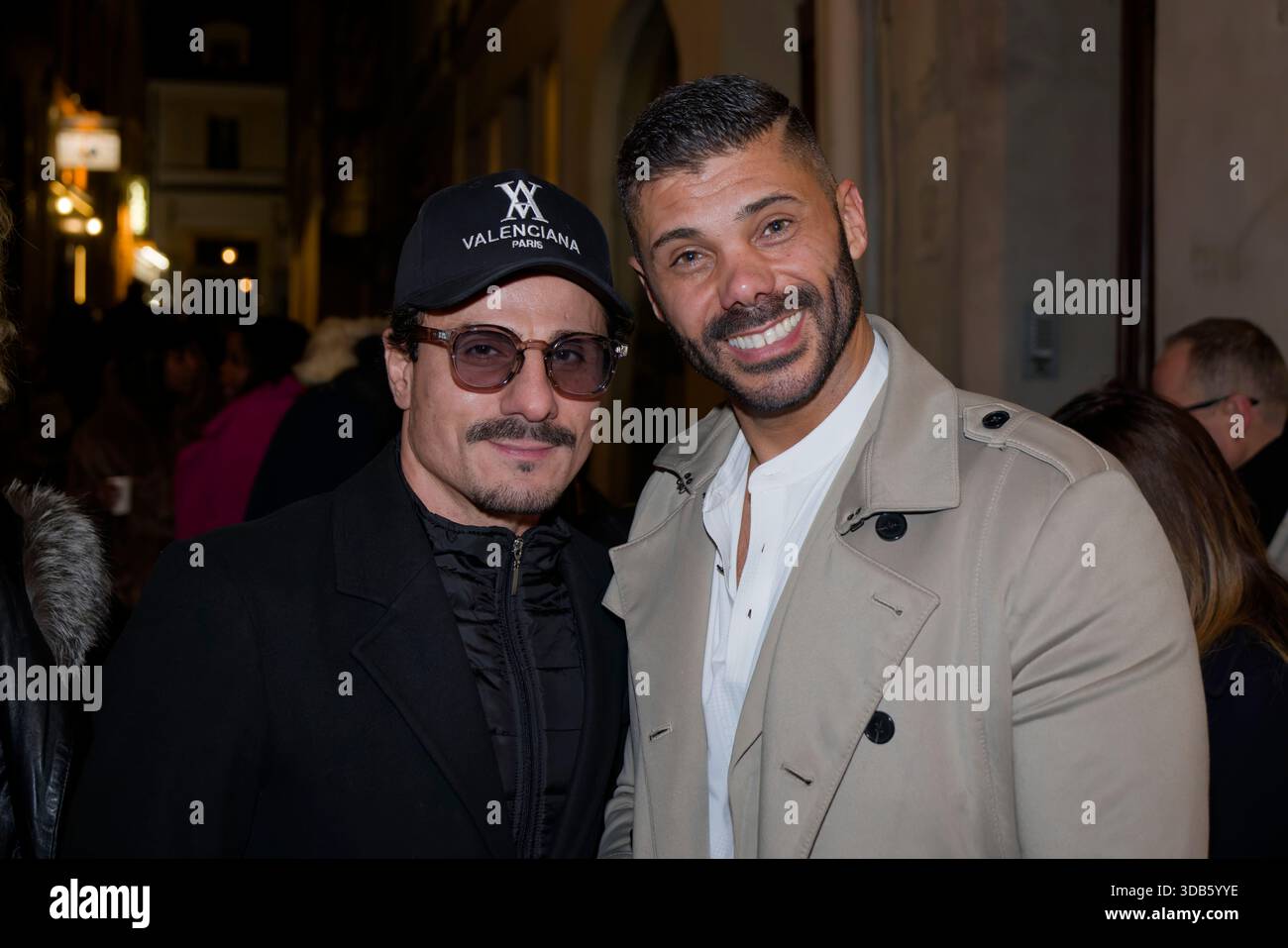 Paris, France. 13th Dec, 2025. David Oazcann and actor Ophir Azoulay ...