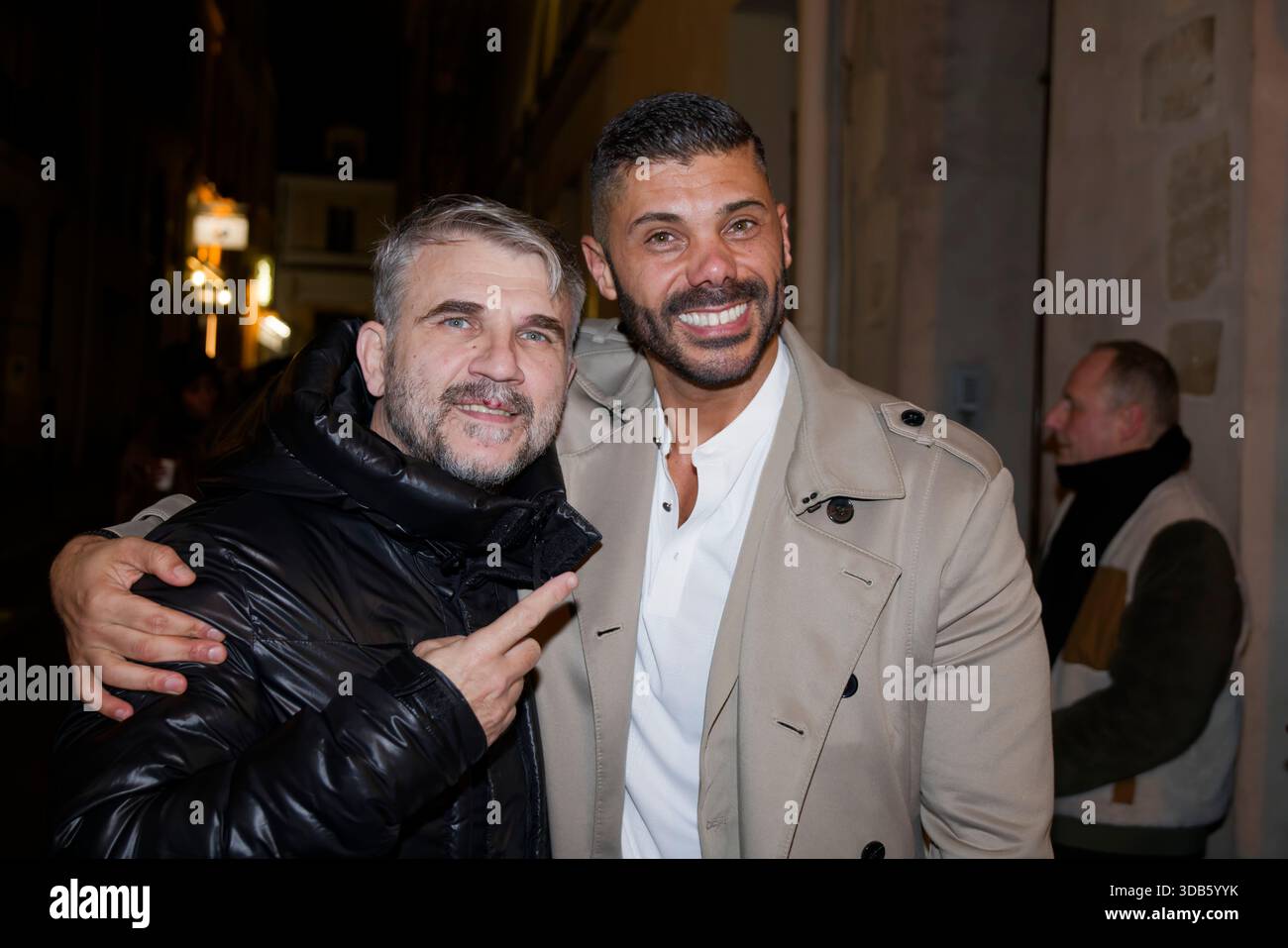 Paris, France. 13th Dec, 2025. Sebastien Bario and actor Ophir Azoulay ...