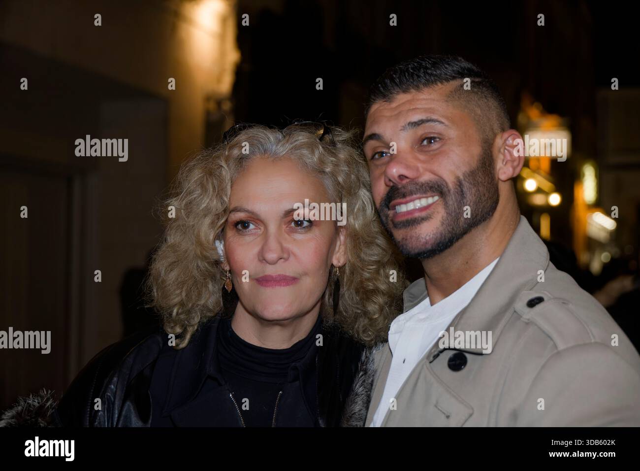 Paris, France. 13th Dec, 2025. Magali and actor Ophir Azoulay attend ...