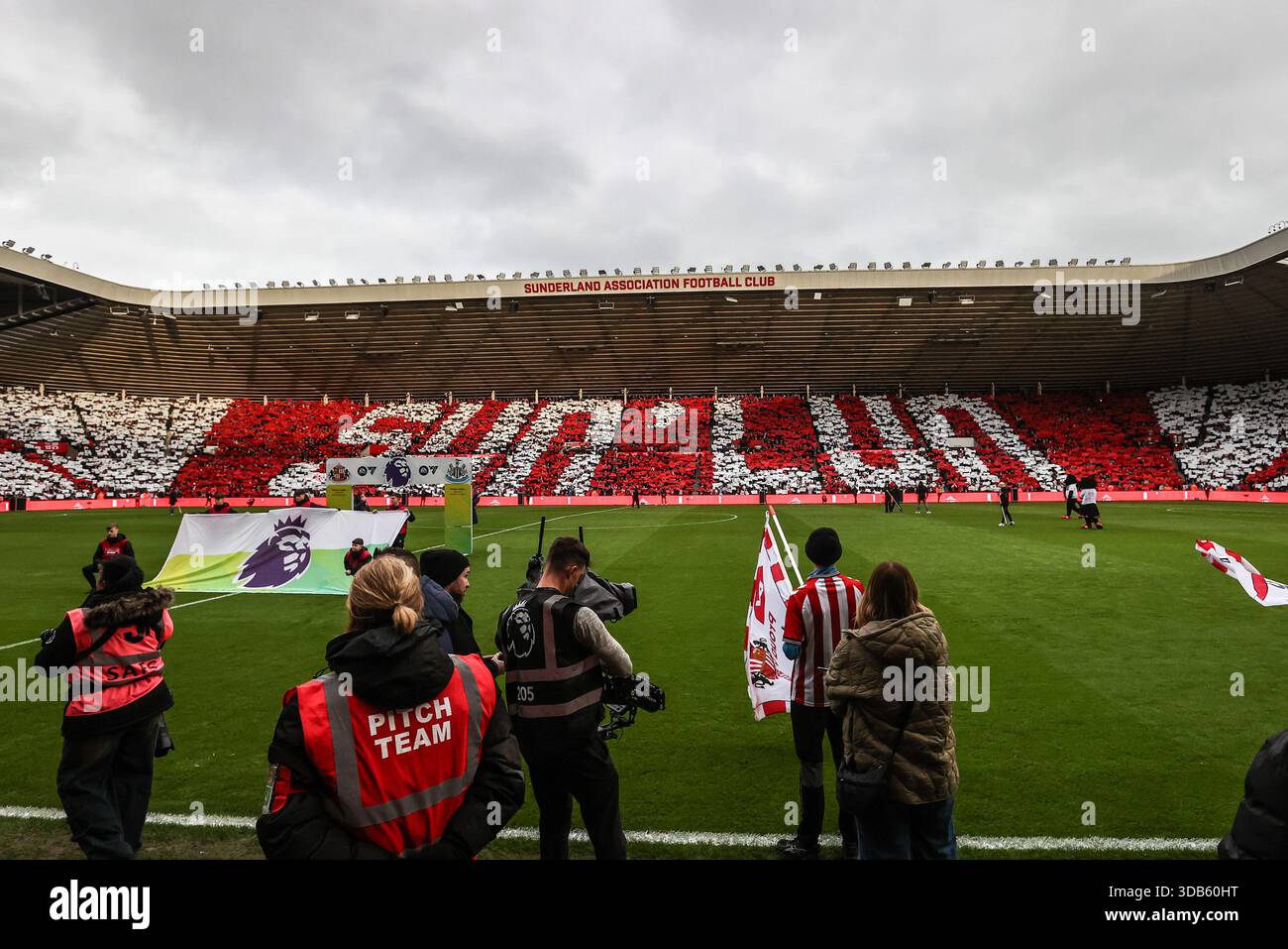 Sunderland, UK. 14th Dec, 2025. The pre-match display during the ...