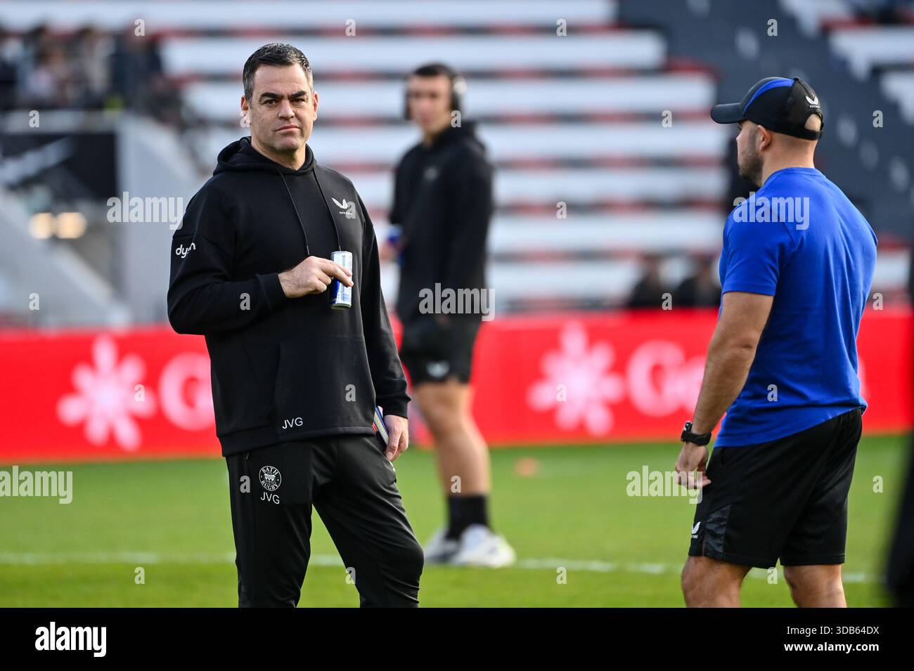 Johann VAN GRAAN head coach of Bath during the EPCR Champions Cup match ...
