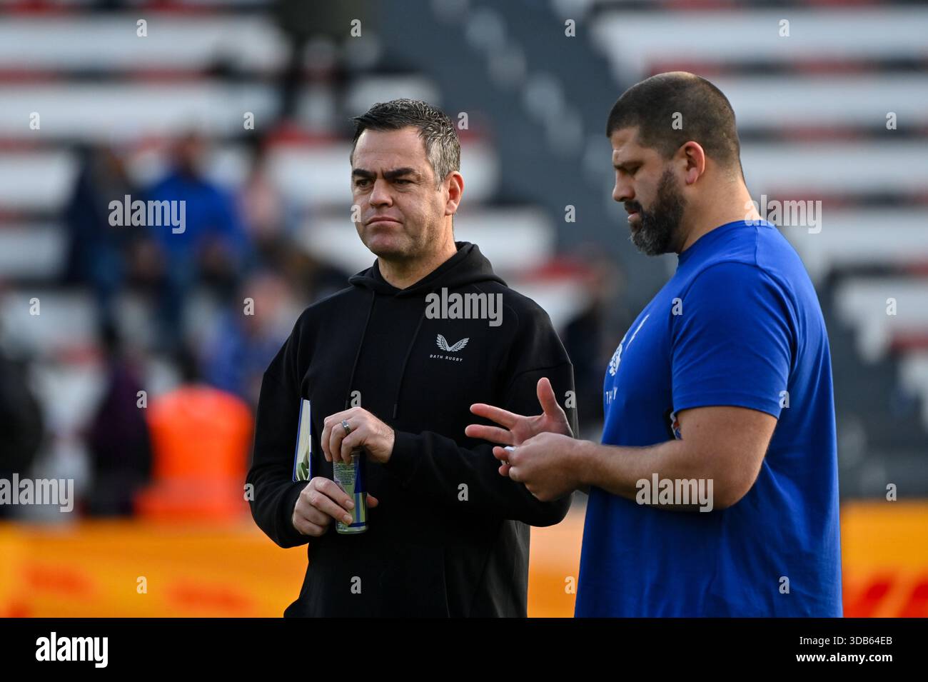 Johann VAN GRAAN head coach of Bath during the EPCR Champions Cup match ...