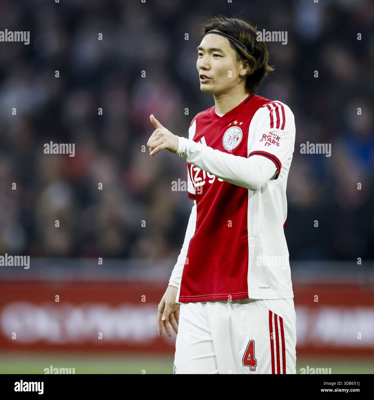 AMSTERDAM - Ko Itakura of Ajax during the Dutch Eredivisie match ...