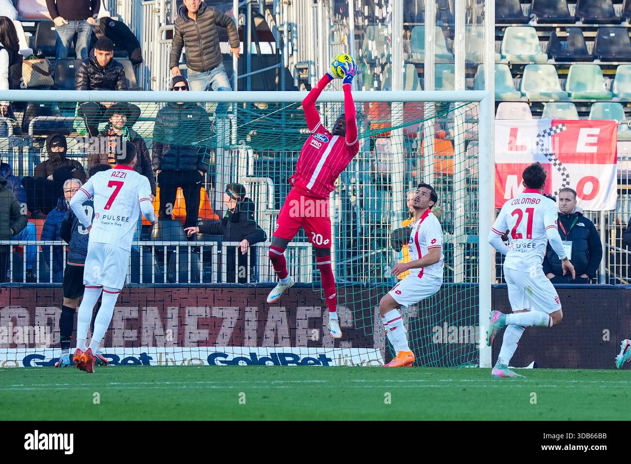 Demba Thiam during the Italian championship Serie B football match ...