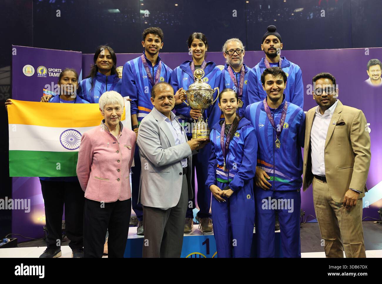 SDAT Squash World Cup 2025 – Chennai, India. “India clinched the Squash ...