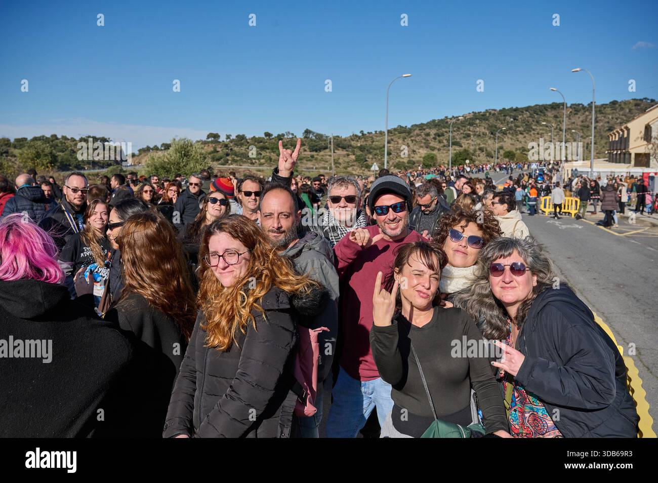Admirers attend the tribute to Robe Iniesta, at the Palacio de ...