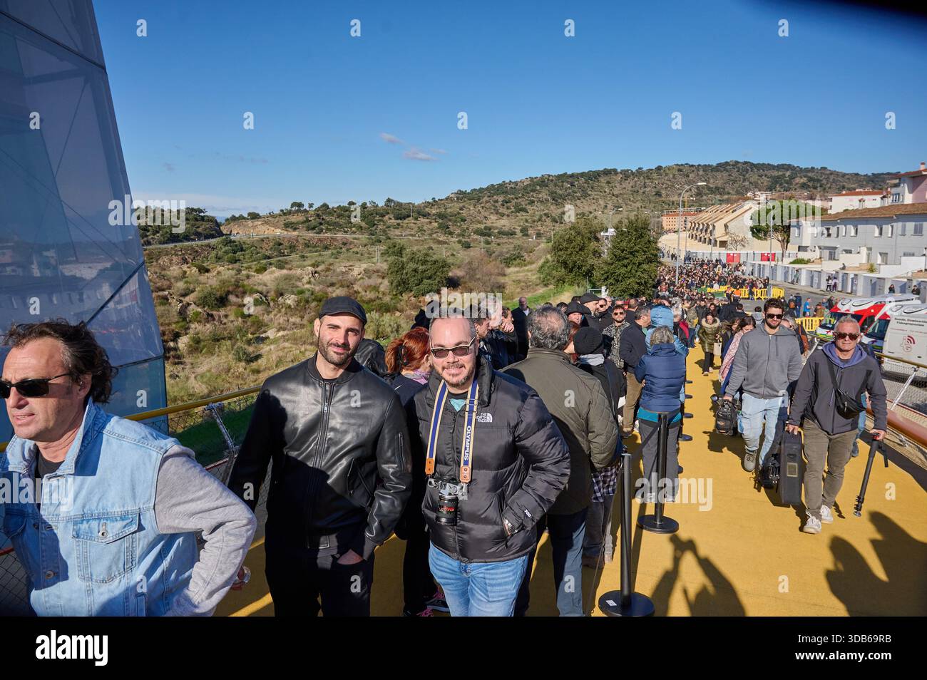 Admirers attend the tribute to Robe Iniesta, at the Palacio de ...