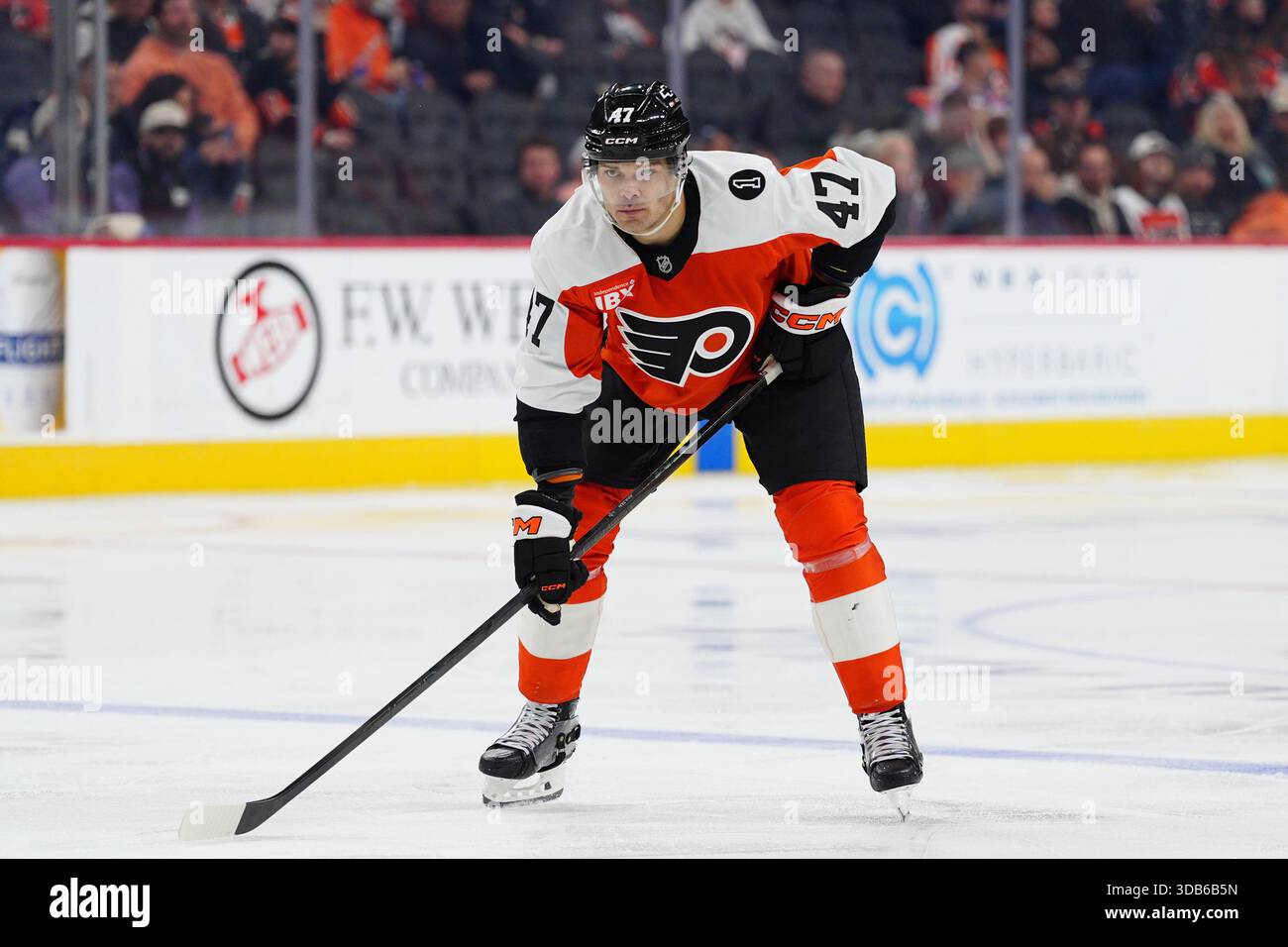 Philadelphia Flyers' Noah Juulsen in action during an NHL hockey game ...