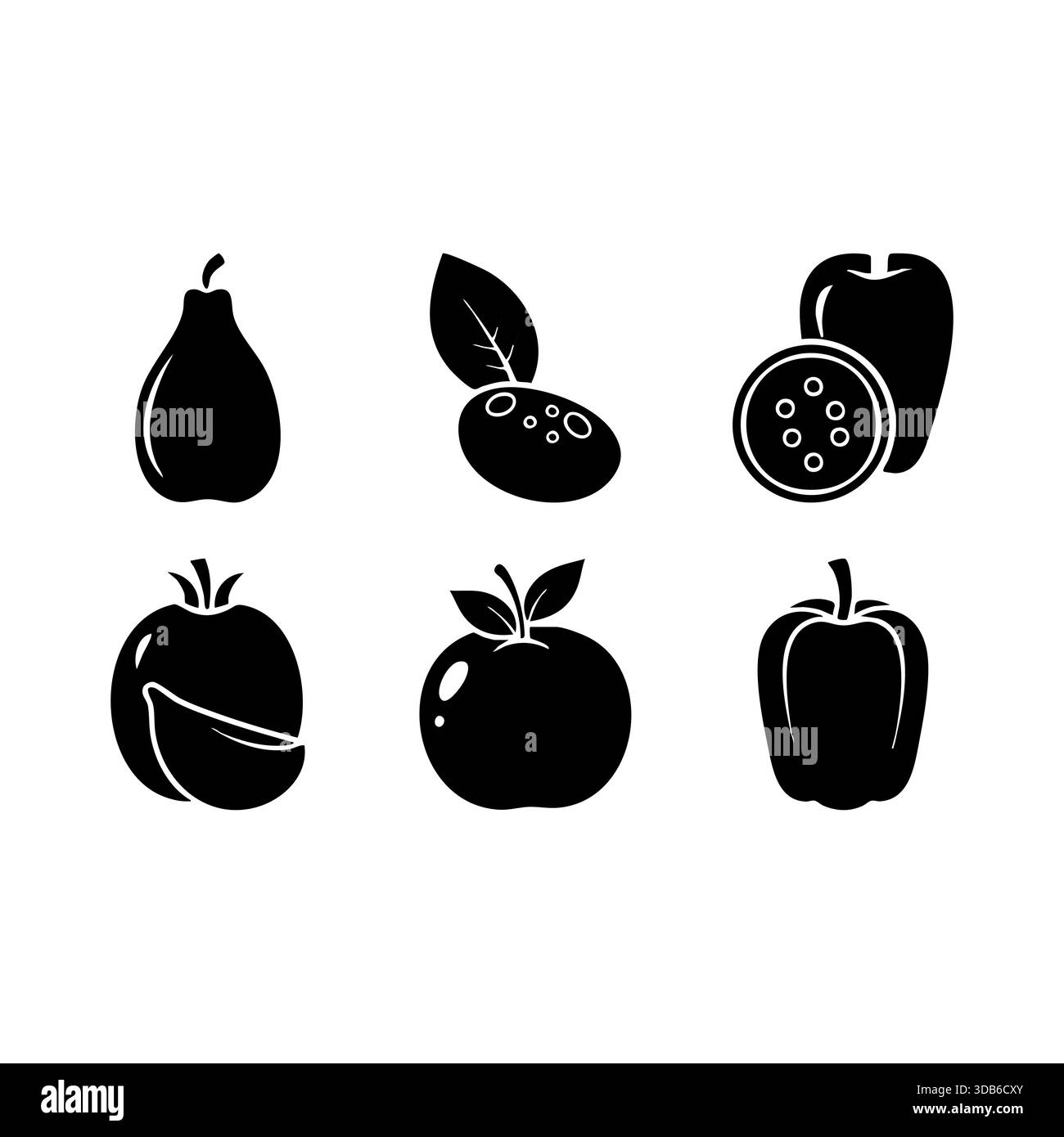 Chili vegetables concept Black and White Stock Photos & Images - Alamy