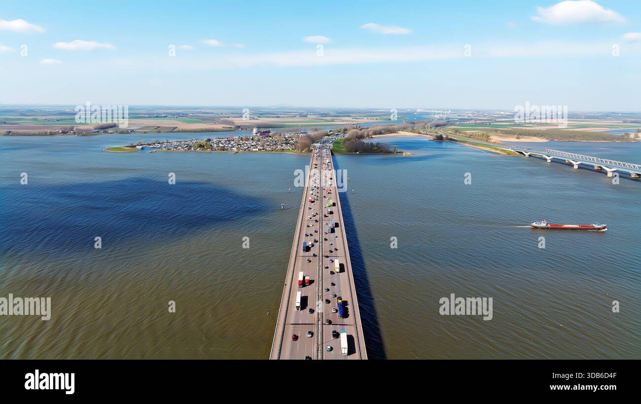 Aerial from moerdijk bridge hi-res stock photography and images - Alamy