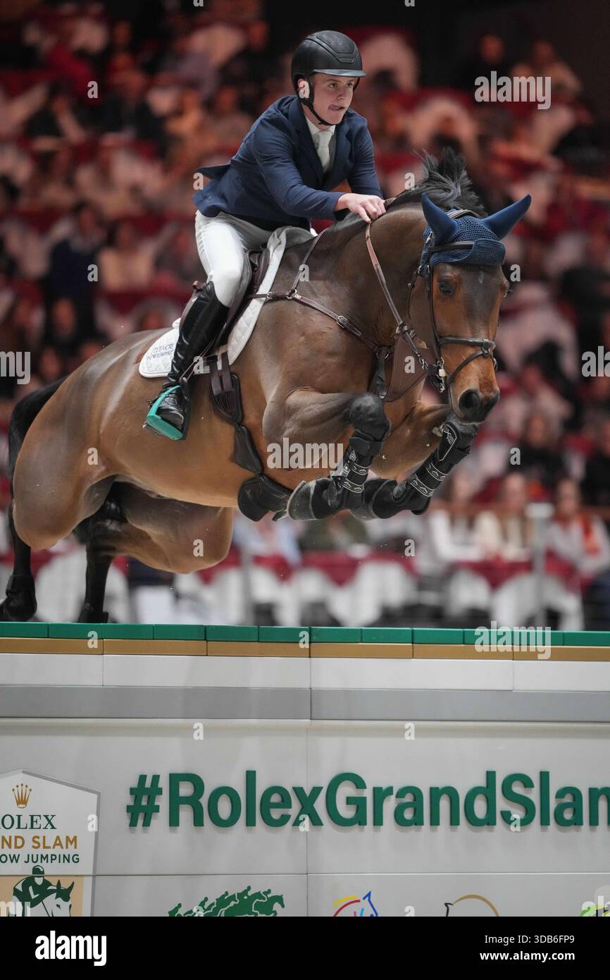 Tom WACHMAN (IRL) riding TABASCO DE TOXANDRIA Z during the Day 5 of the ...