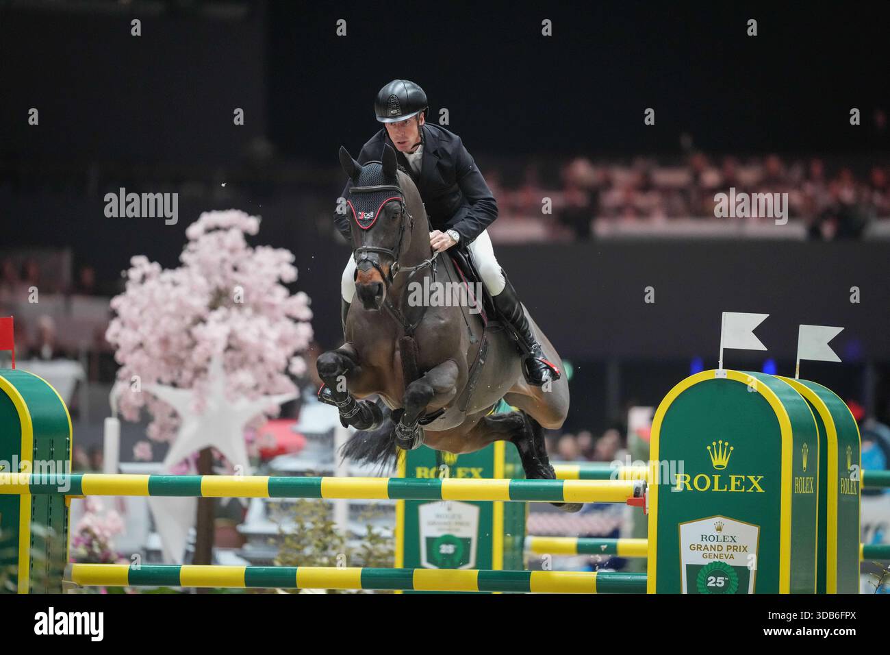 Alain JUFER (SUI) riding DANTE MM during the Day 5 of the 64th CHI of ...