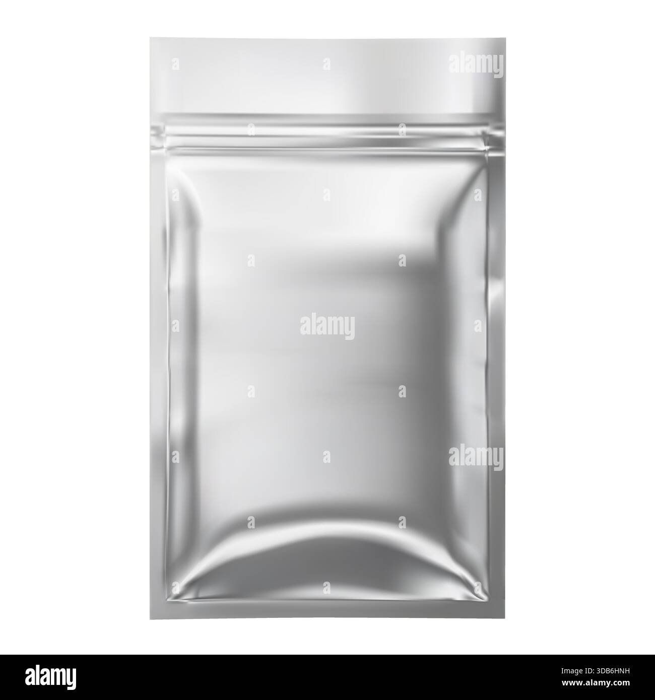 Cosmetic facial mask foil package blank. Face sheet packet design ...