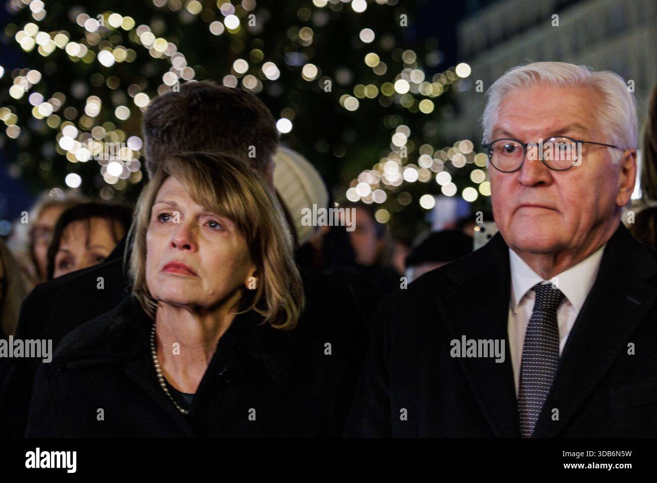 14 December 2025, Berlin: German President Frank-Walter Steinmeier and ...