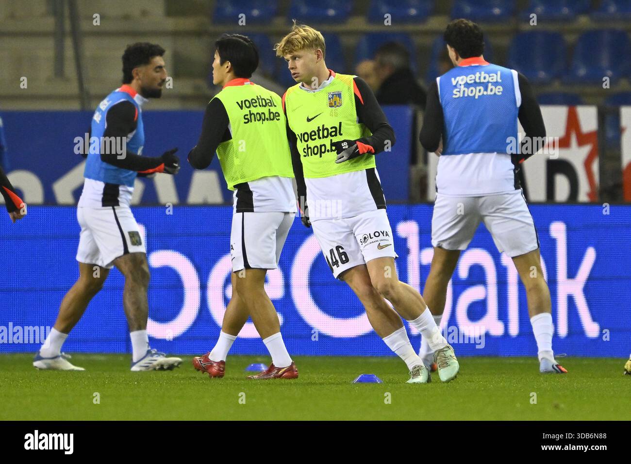Westerlo's Arthur Piedfort pictured before a soccer match between KRC ...