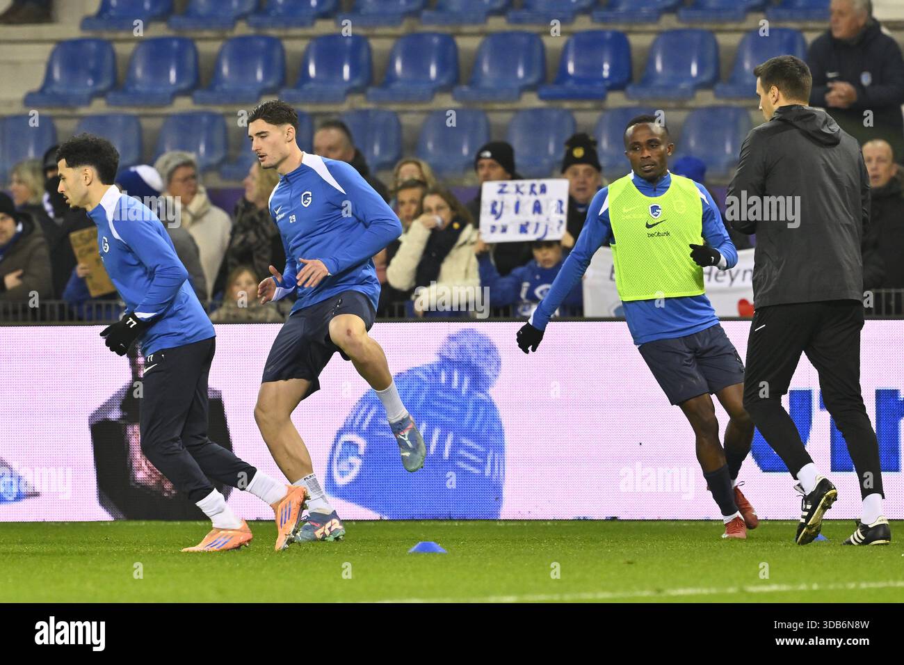 Genk's Robin Mirisola pictured before a soccer match between KRC Genk ...