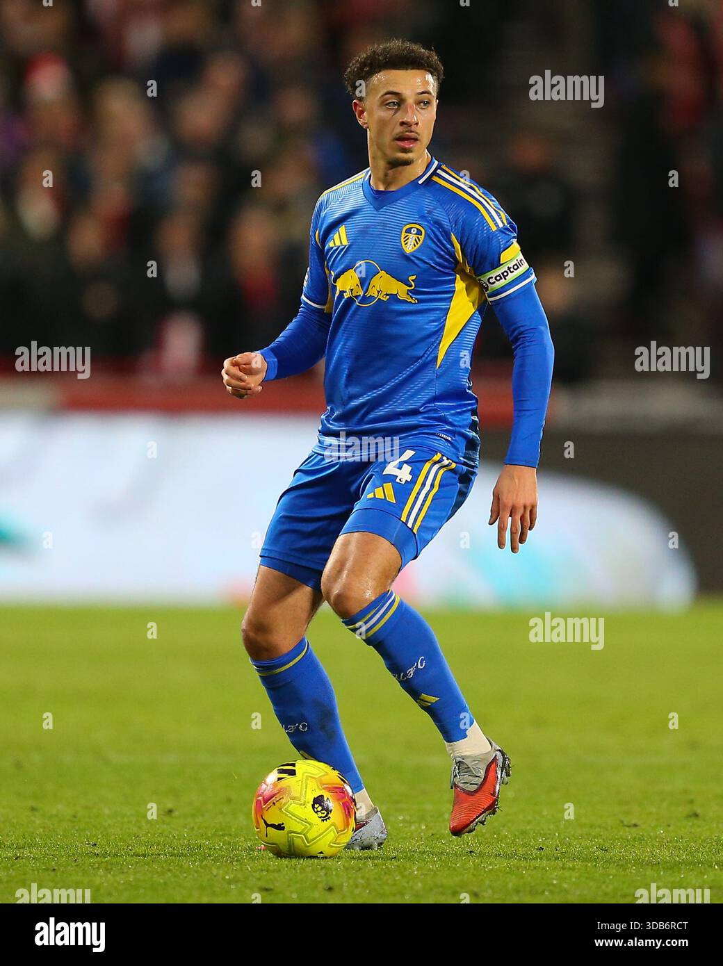 London, England, December 14 2025: Ethan Ampadu (4 Leeds United) during ...