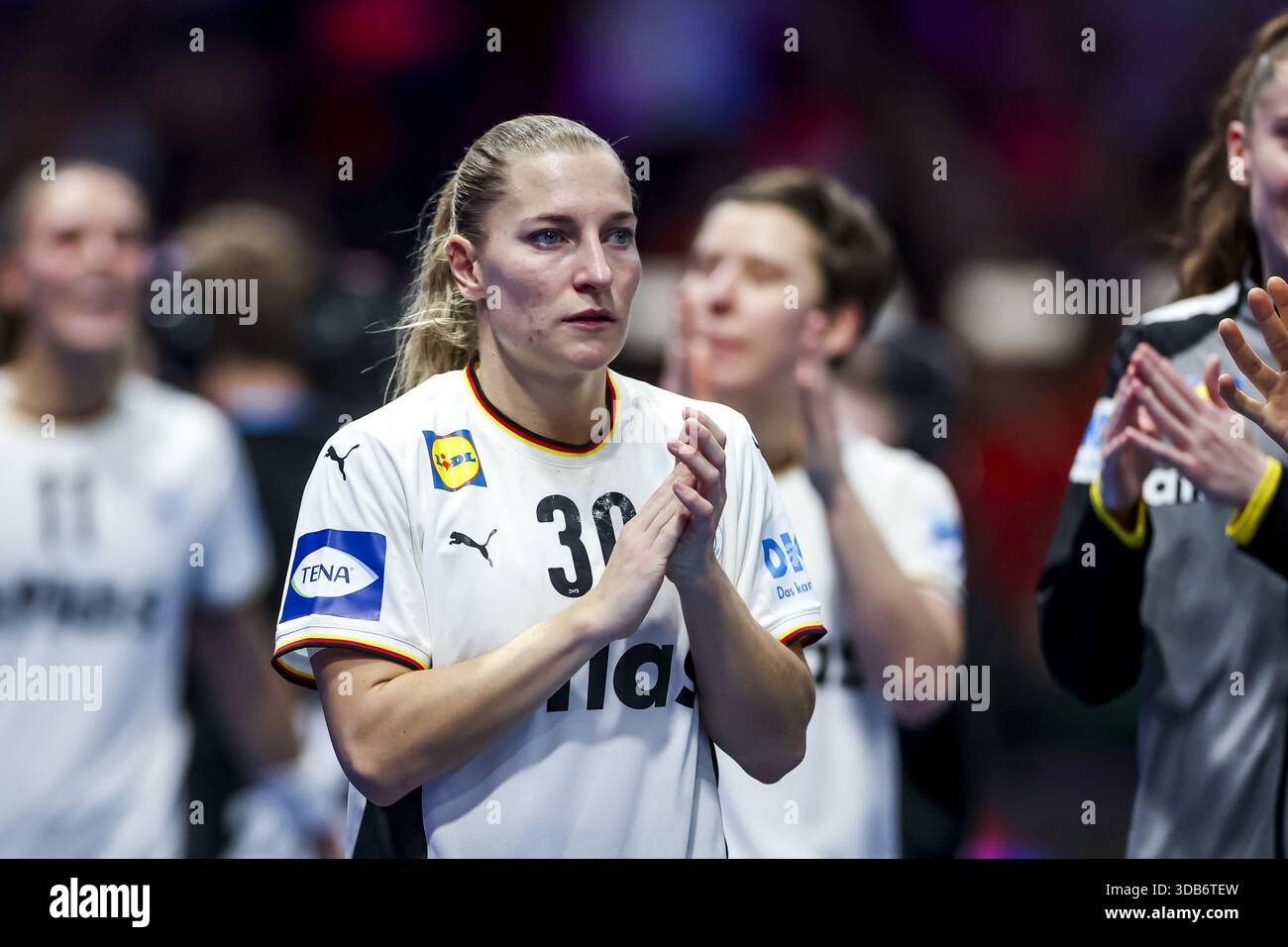 ROTTERDAM - Jenny Behrend (GER) reacts after losing the final of the ...