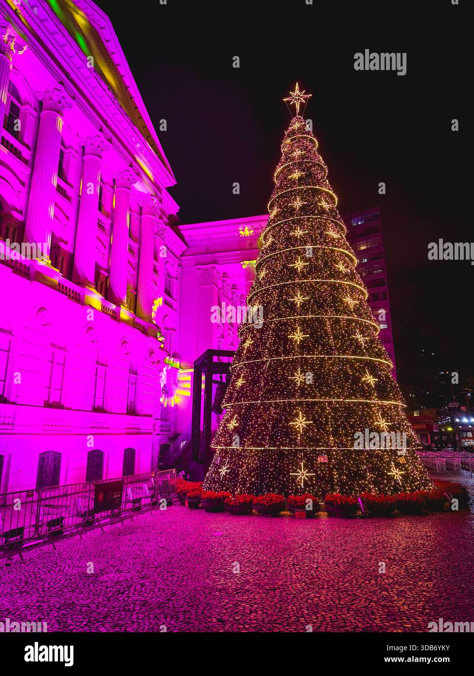 Beautiful christmas decoration federal university hi-res stock ...