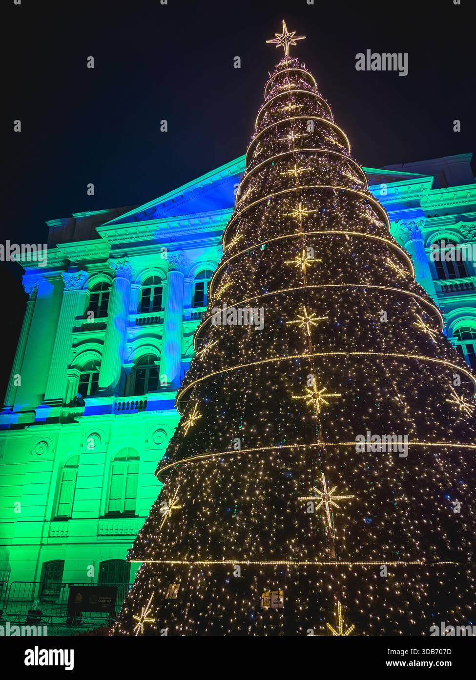 Beautiful christmas decoration federal university hi-res stock ...