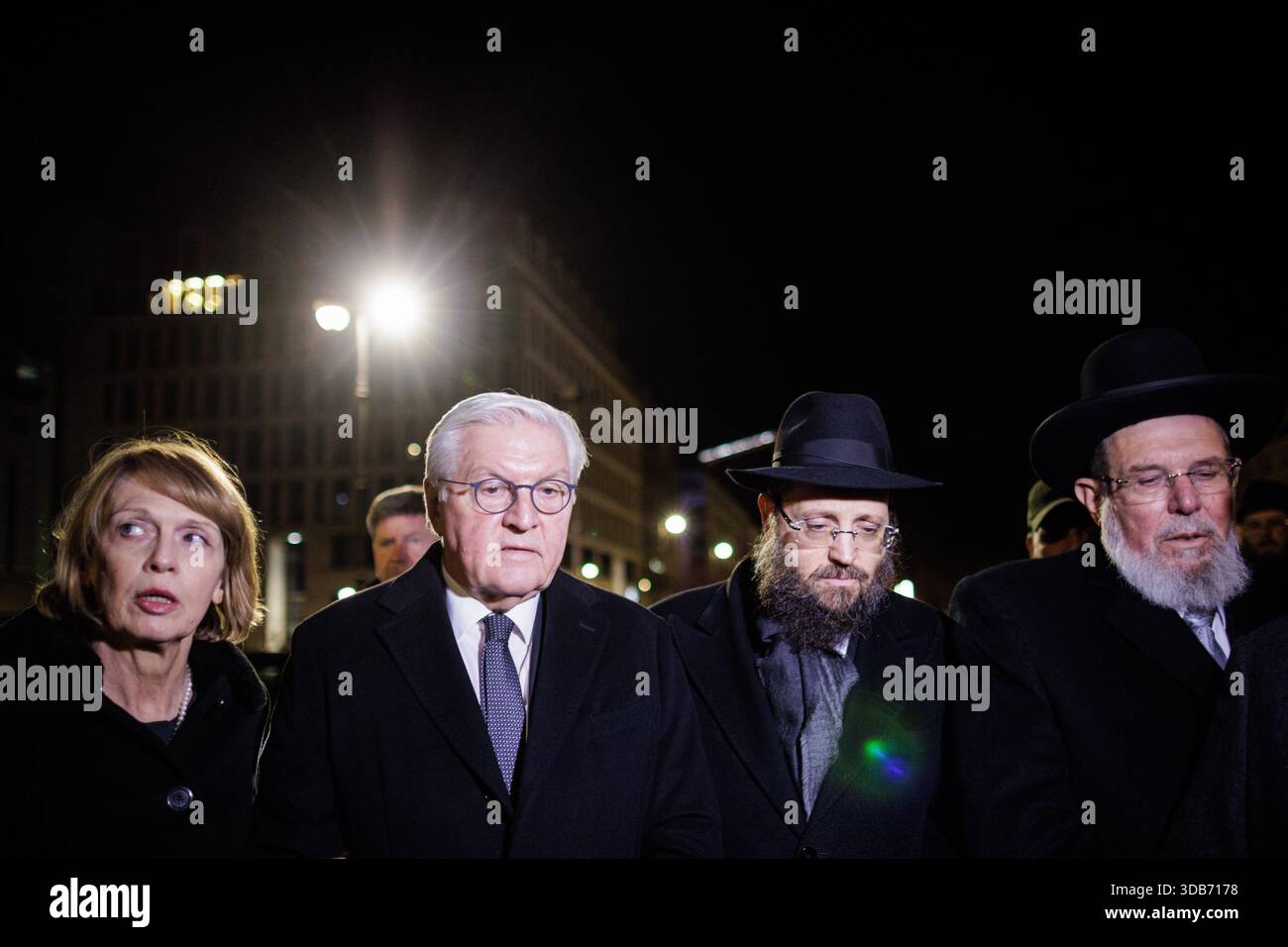14 December 2025, Berlin: Elke Büdenbender (l-r), German President ...