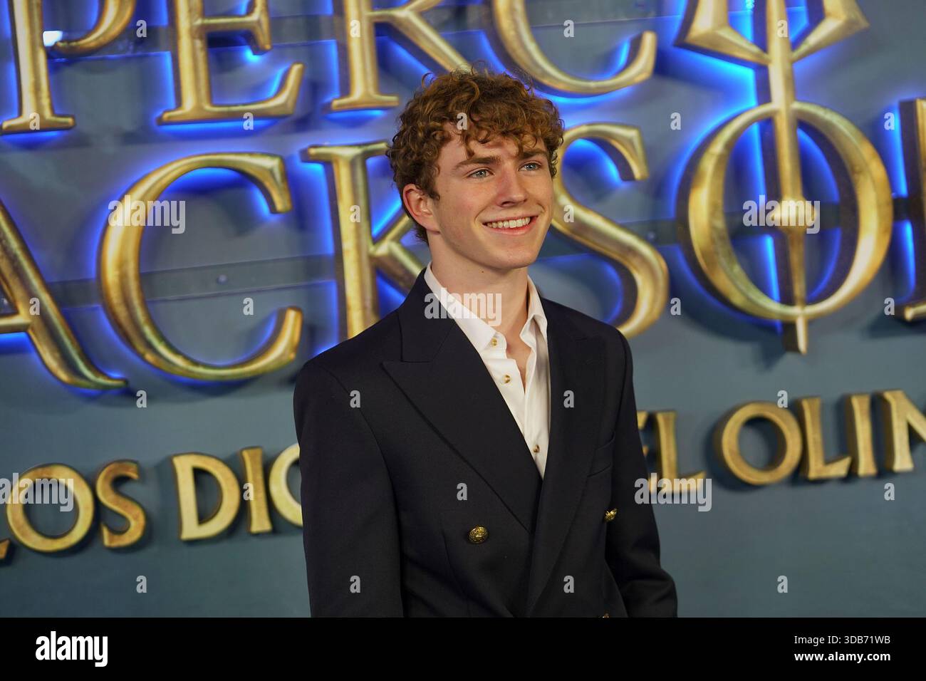 Walker Scobell attends the "Percy Jackson And The Olympians" photocall ...
