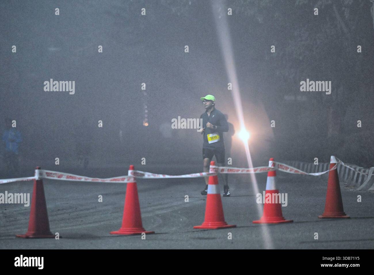 NEW DELHI, INDIA - DECEMBER 14: Morning Smog at Dwarka , GRAP Stage IV ...
