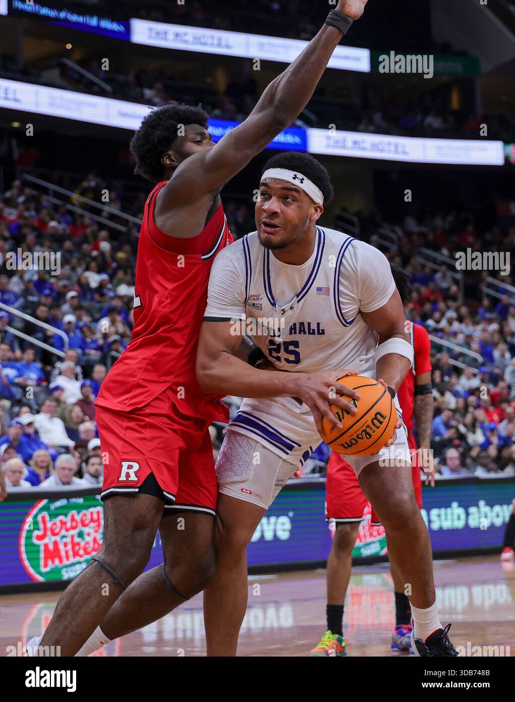 December 13, 2025, Newark, New Jersey, USA: Seton Hall Pirates center ...