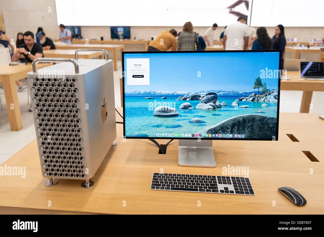 Miami, Florida, USA - October 01, 2025: Apple Pro Display XDR. Mac Pro ...