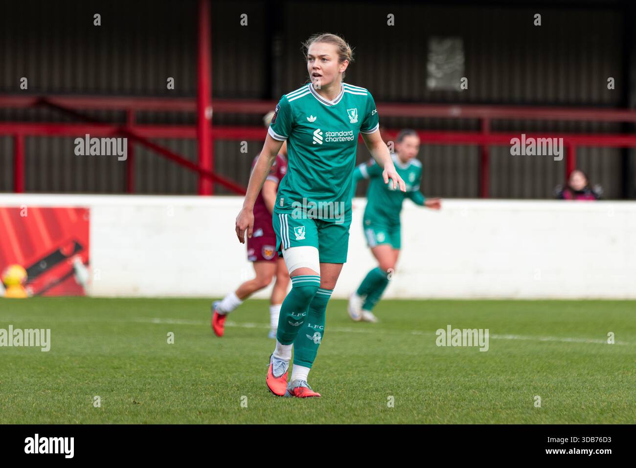 Dagenham, UK, 14th Dec 2025. Beata Olsson of Liverpool FC Women during ...