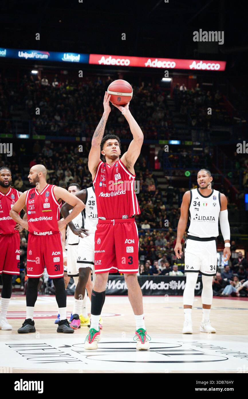 Basketball, EA7 Emporio Armani Milano vs. Virtus Olidata Bologna ...