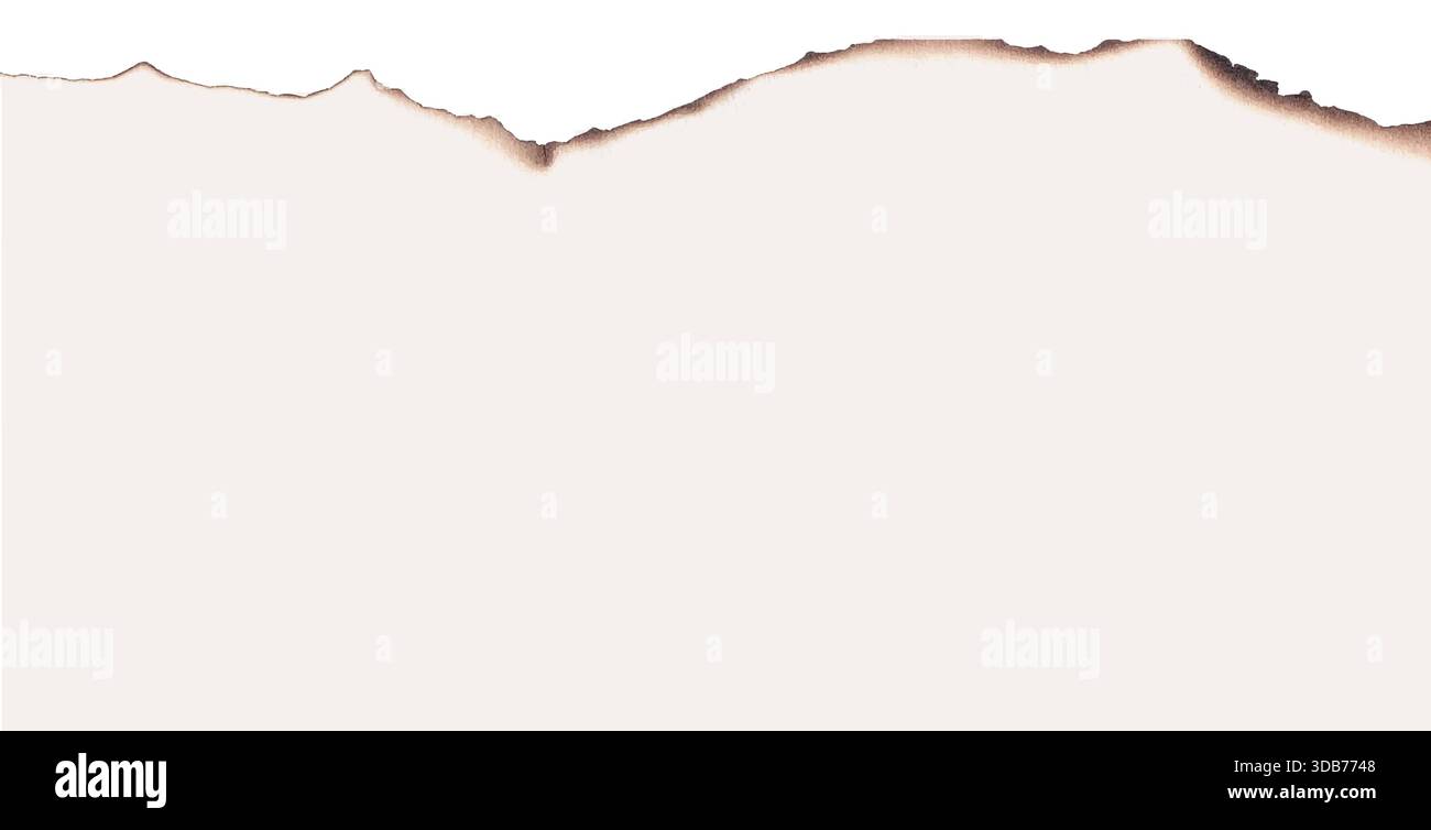 Scorched paper edges Stock Vector Images - Alamy