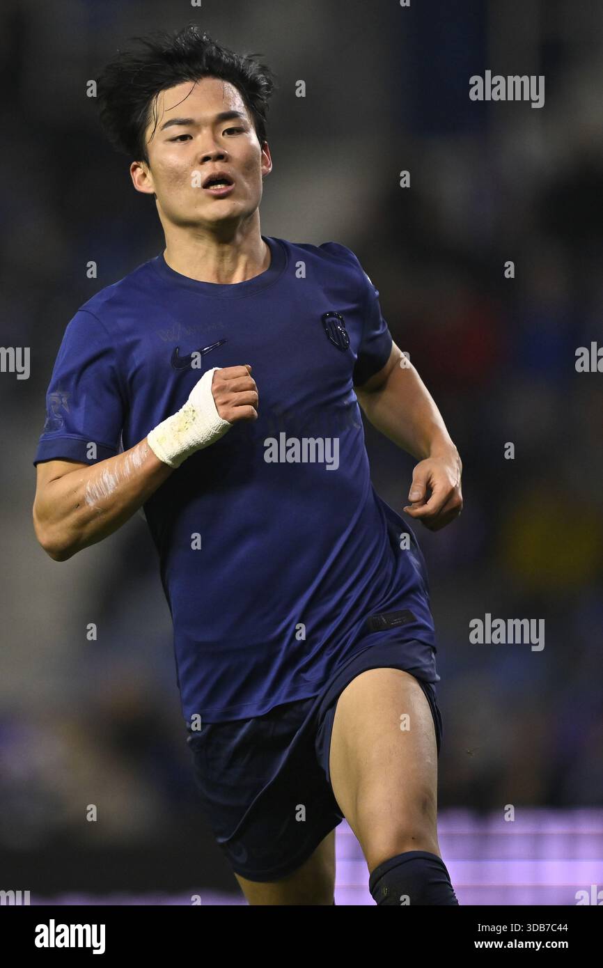 Genk's Hyeon-Gyu Oh pictured during a soccer match between KRC Genk and ...