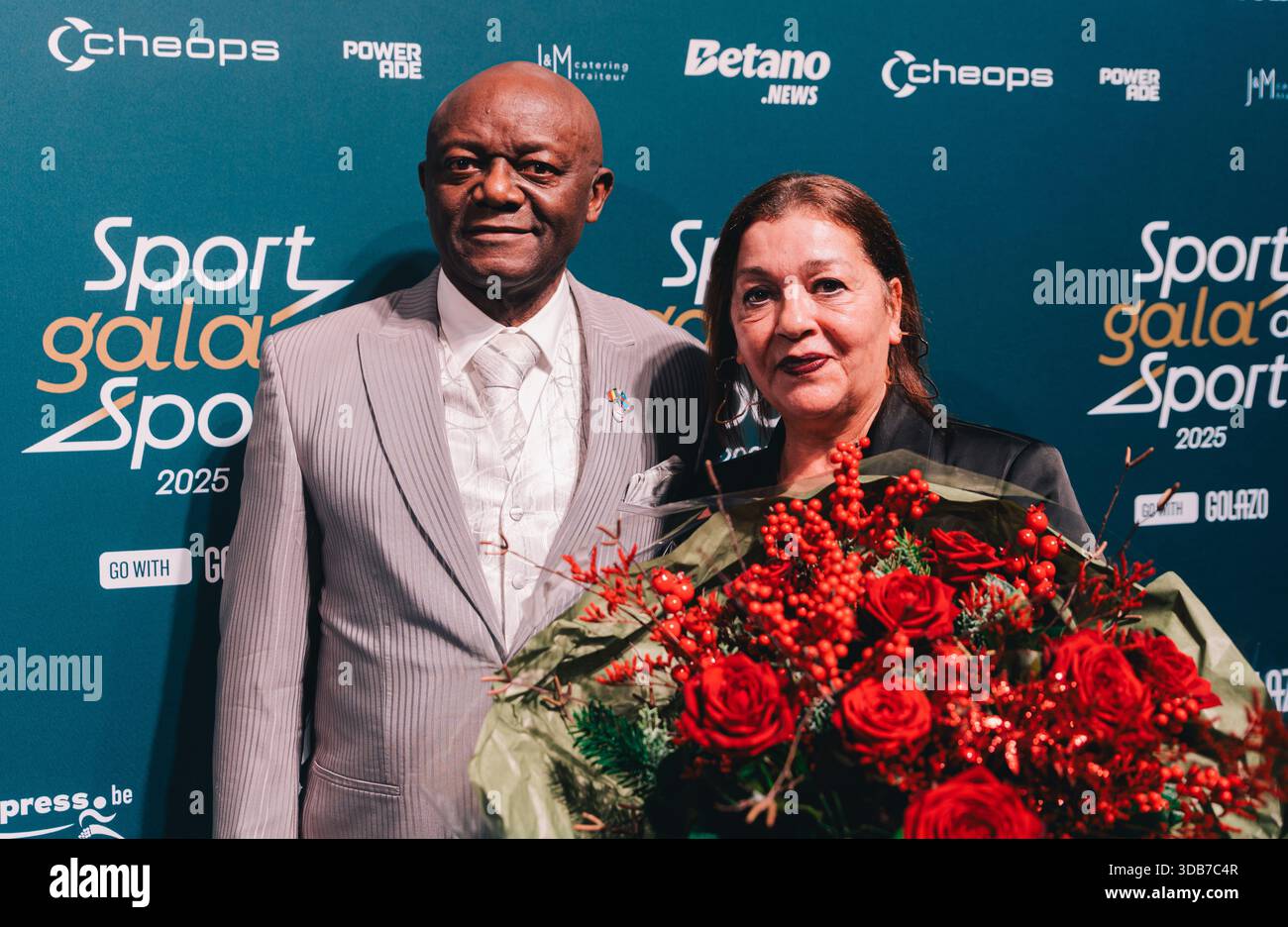 Schelle, Belgium. 14th Dec, 2025. Pierre Kompany, father of Vincent and ...