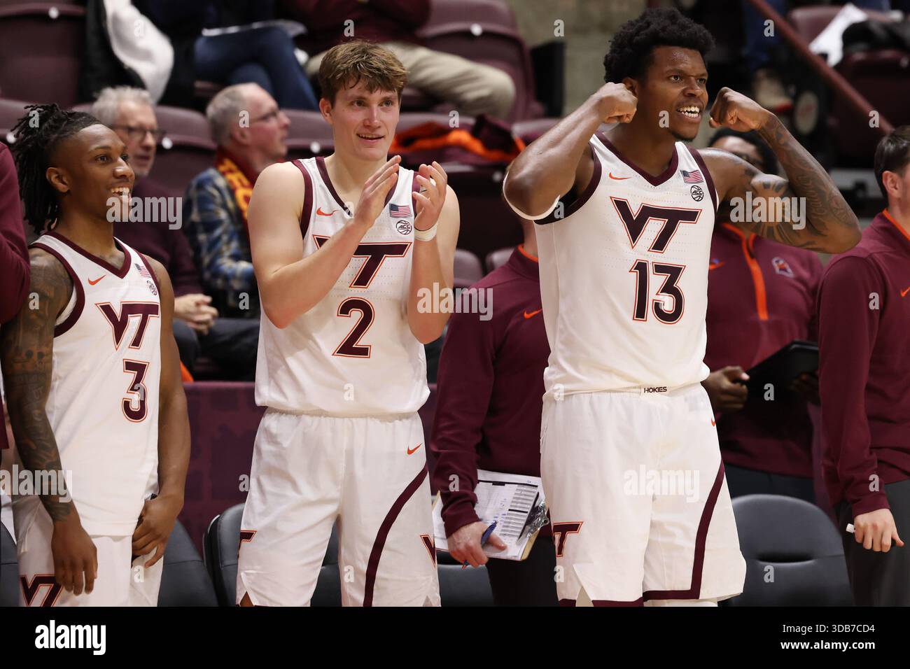 December 14, 2025: Virginia Tech Hokies forward Amani Hansberry (13 ...