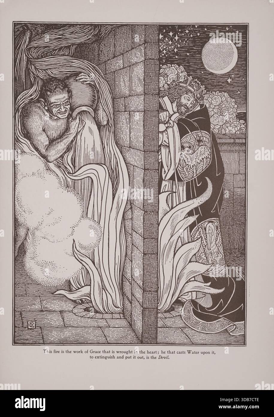 Vintage Illustration from the 1898 edition of The Pilgrim's Progress by ...