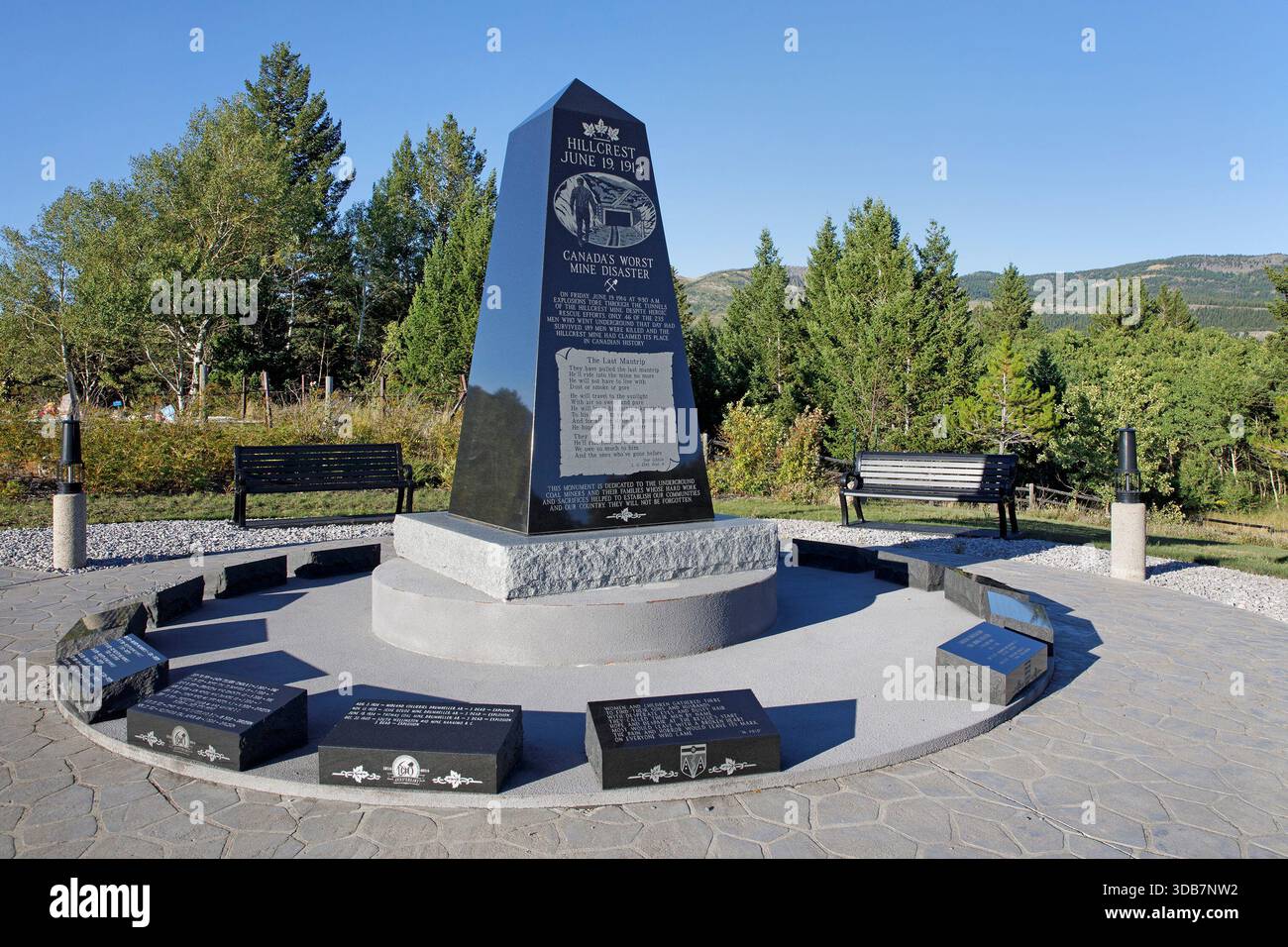 Hillcrest Mine Disaster Monument, dedicated to miners who died in ...