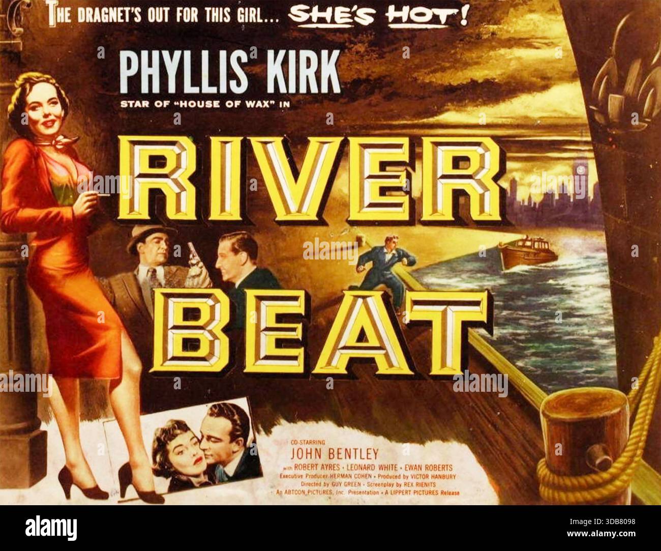 RIVER BEAT 1954 Eros Films production with Phyllis Kirk Stock Photo - Alamy